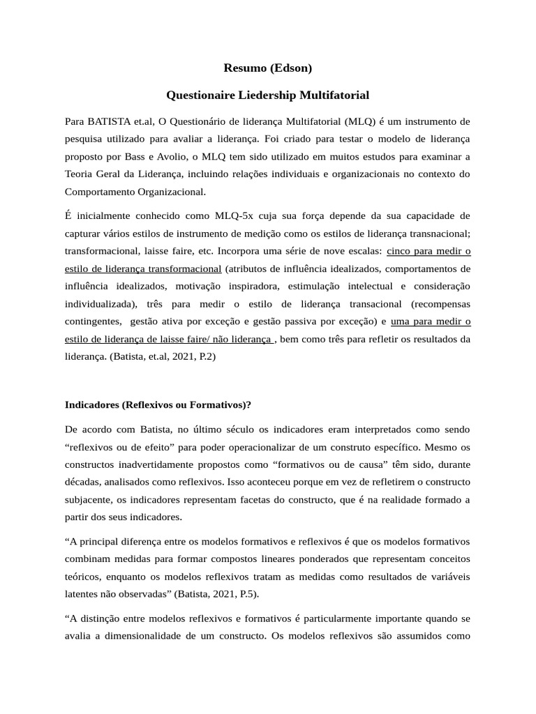 QML Resumo Edson | PDF