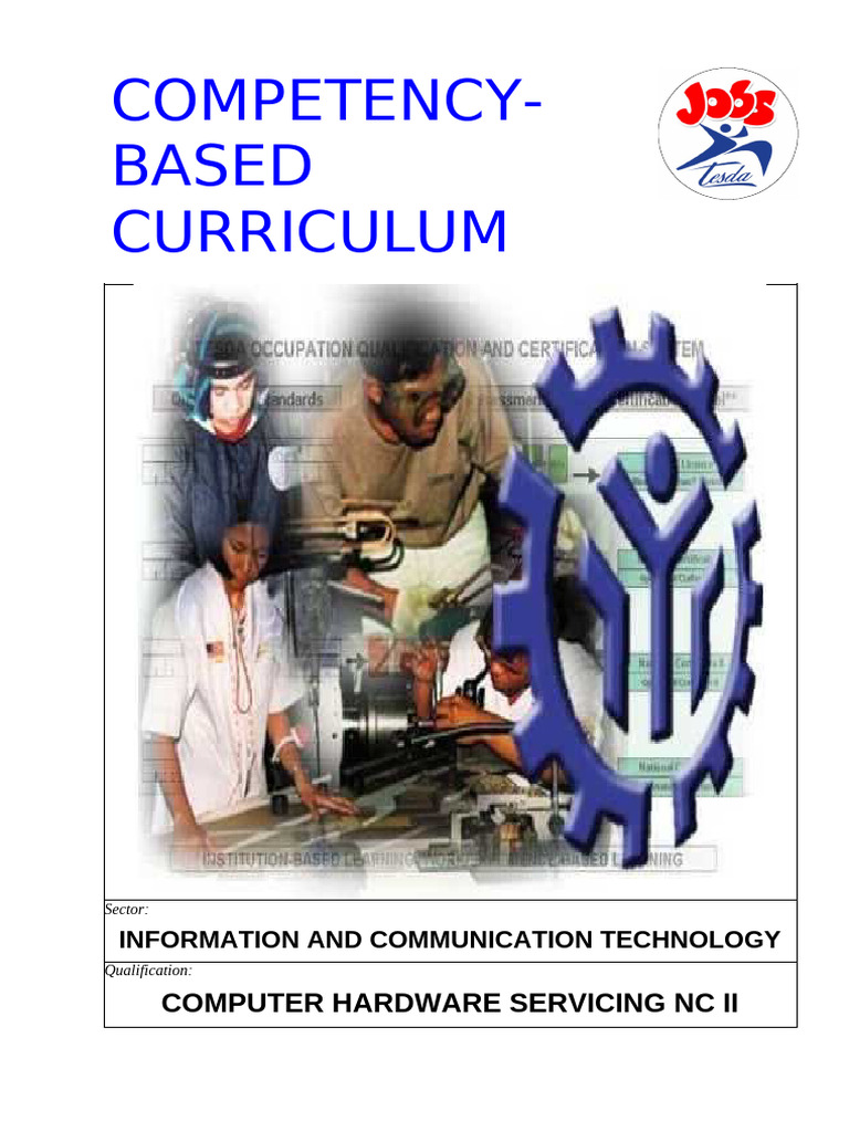 CBC - Computer Hardware Servicing NCII | PDF | Occupational Safety And ...