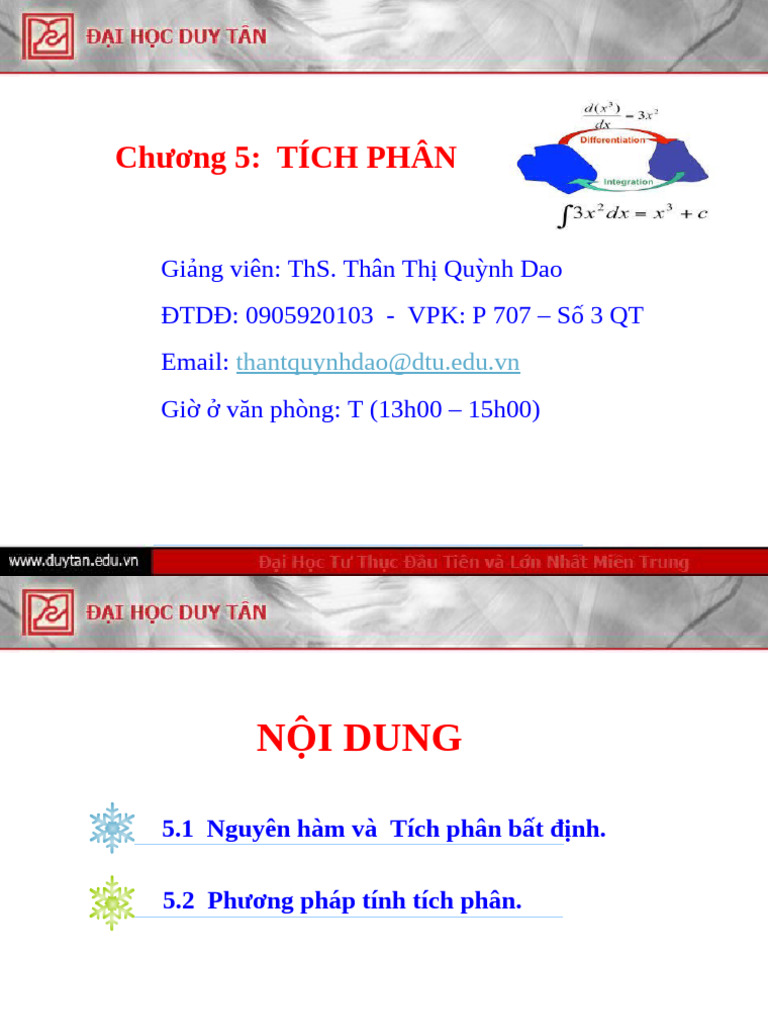 MTH 101 - Toan Cao Cap C1 - 2020S - Lecture Slides - 9 | PDF