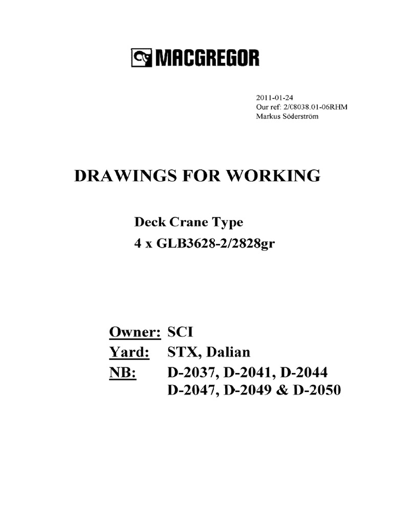 Macgregor Cranes | PDF