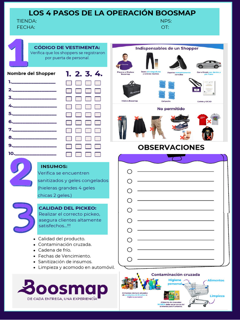 Formato 4 Pasos de Servicio | PDF