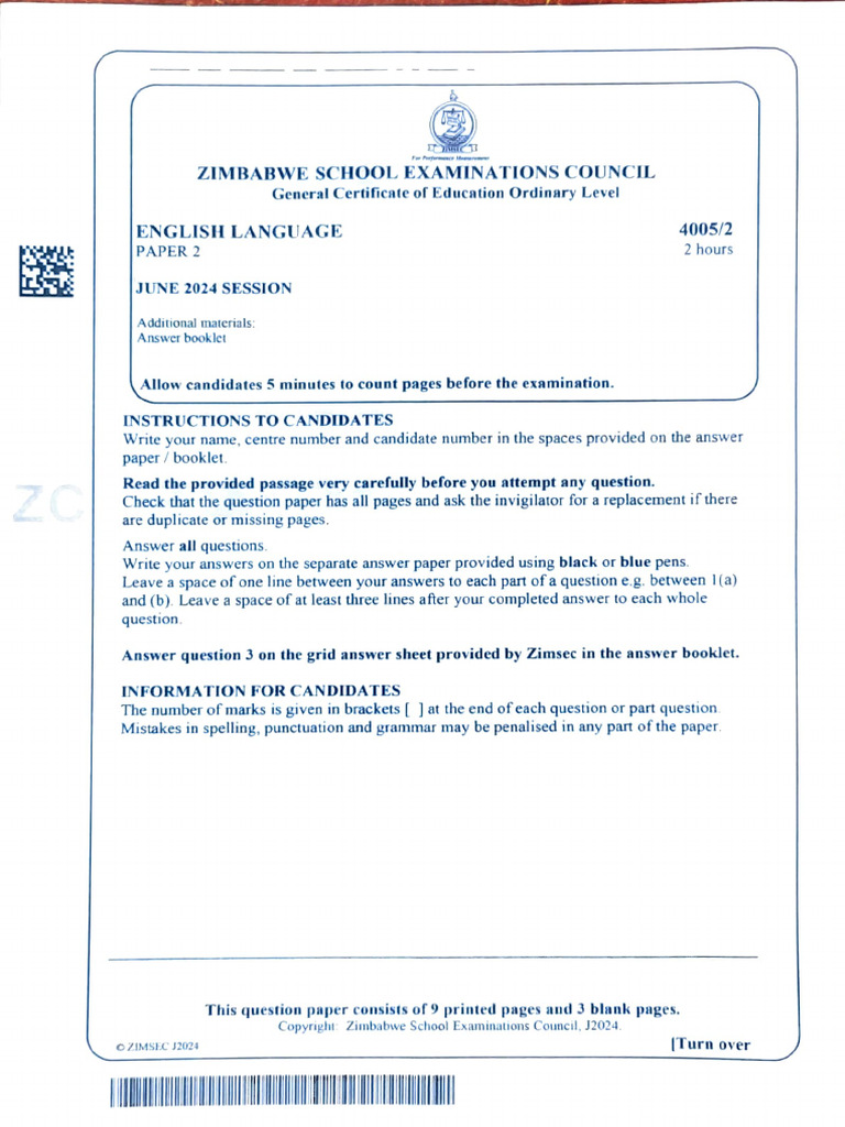 English Exam | PDF