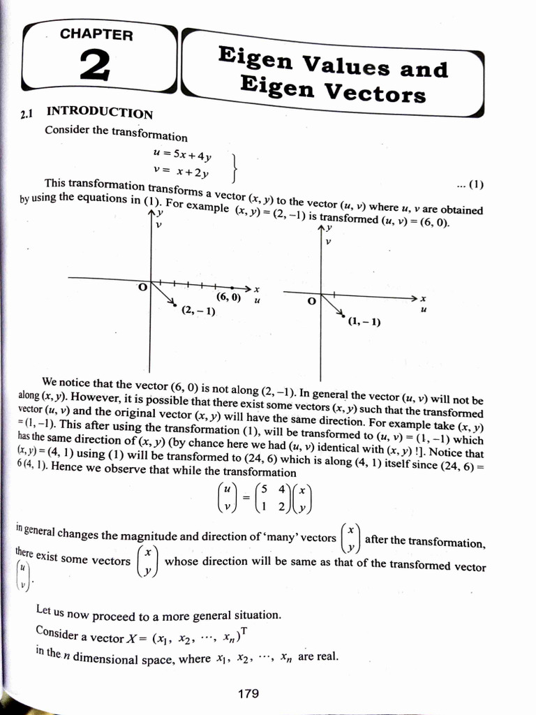 Unit 2 Eigen Values and Vectors | PDF