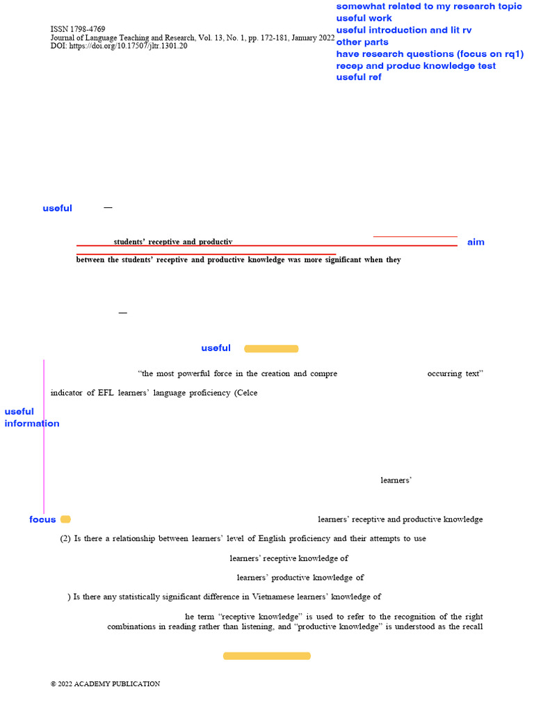 Language Proficiency | PDF