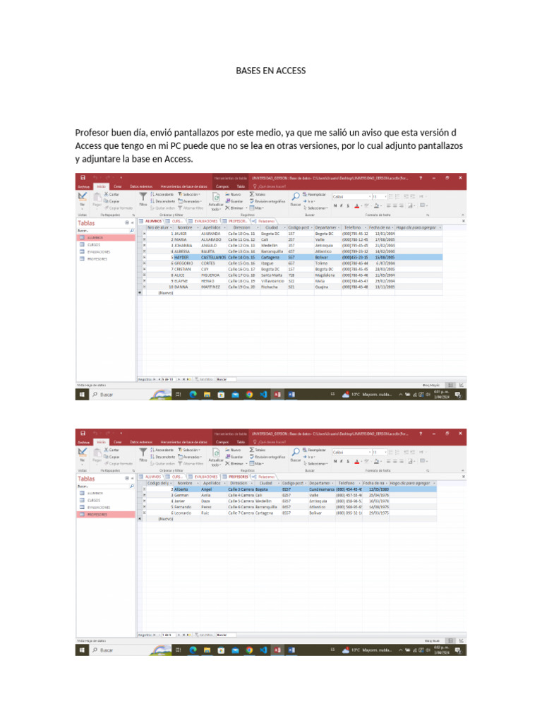 BASES EN ACCESS | PDF