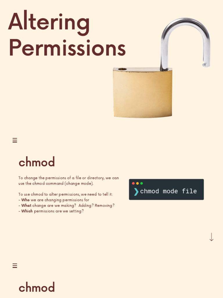 016-Altering Permissions | PDF