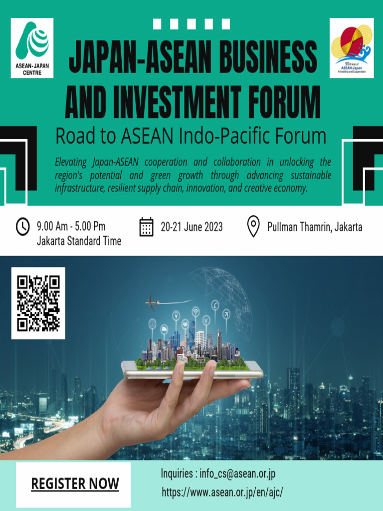 Flyer. Japan-ASEAN Business and Investment Forum. 20-21 June 2023 | PDF ...