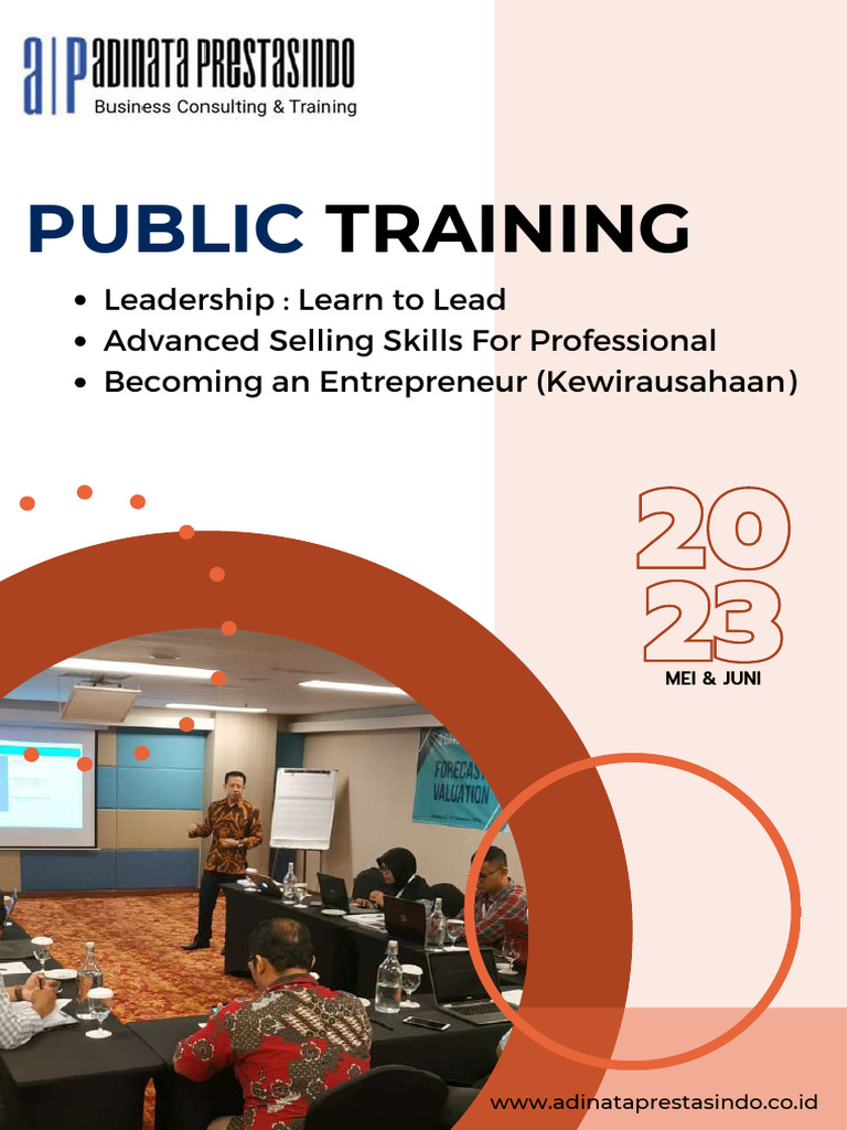 Leadership, Selling & Entrepreneur Training (Mei & Juni 2023) | PDF ...