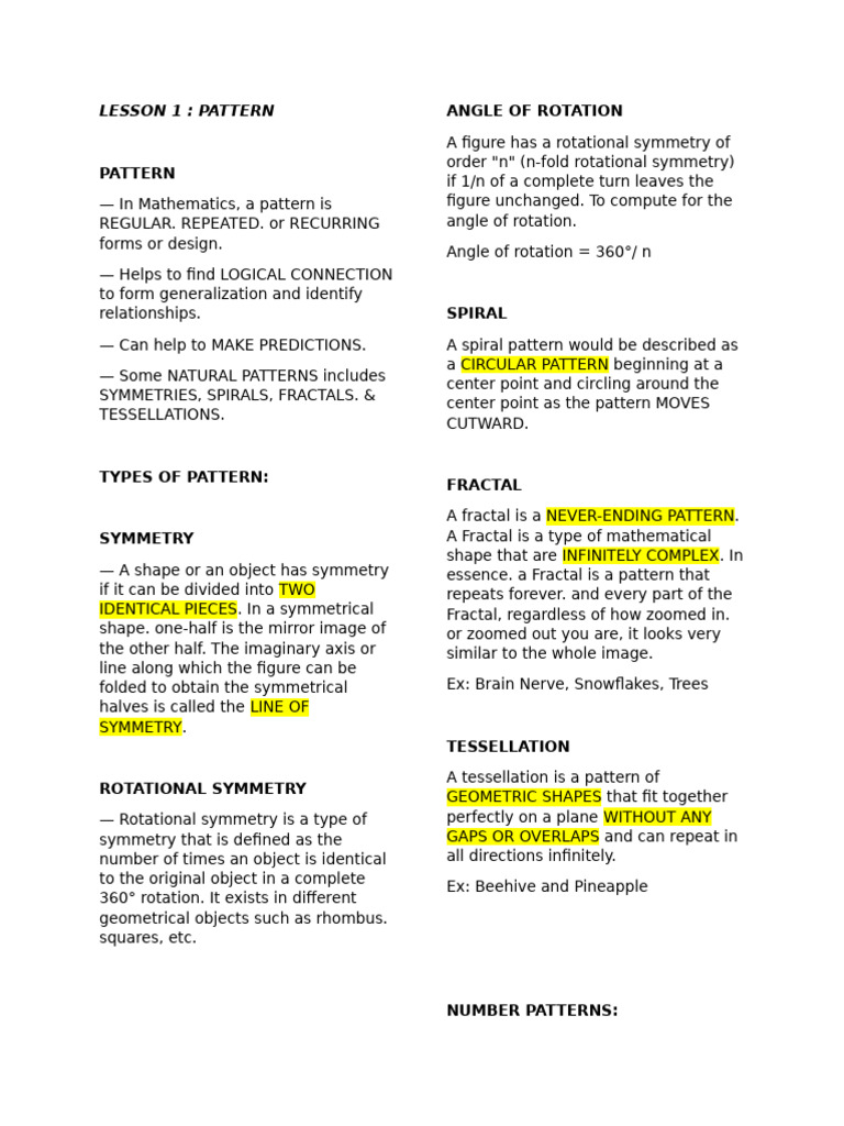 MMW Lesson 1 and 2 | PDF