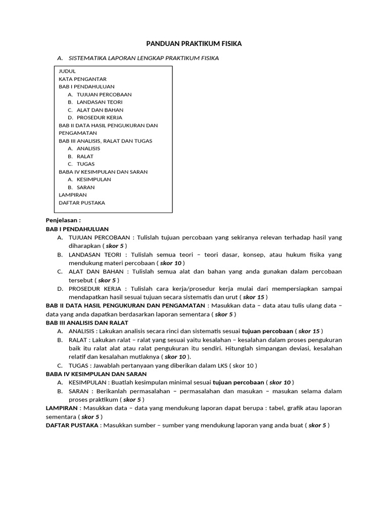 Panduan Praktikum | PDF