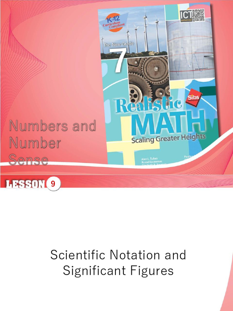 Q2 Math 7 Lesson 9 - Scientific Notations | PDF