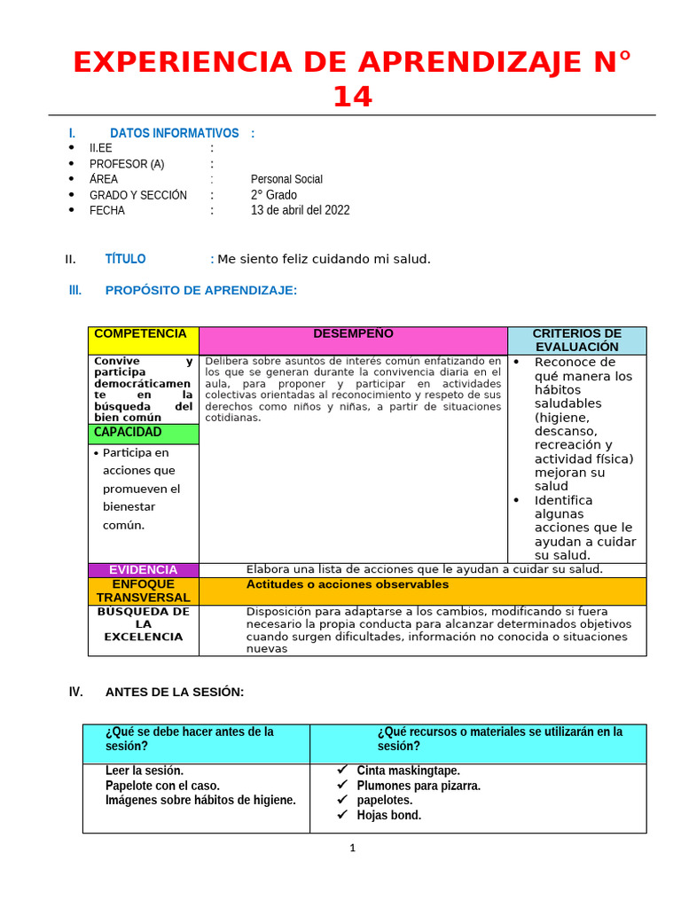 Sesión Semana 4. Día 3-1 | PDF