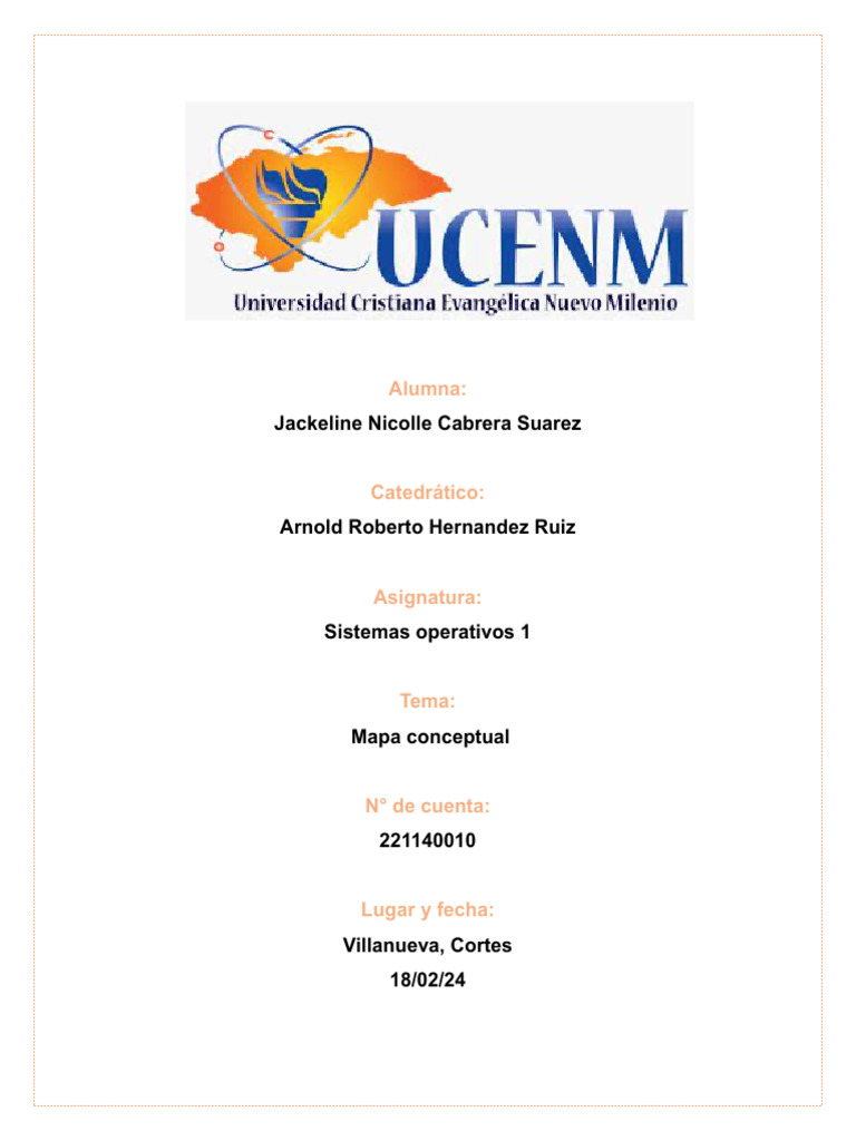 Mapa Conceptual SO1 | PDF