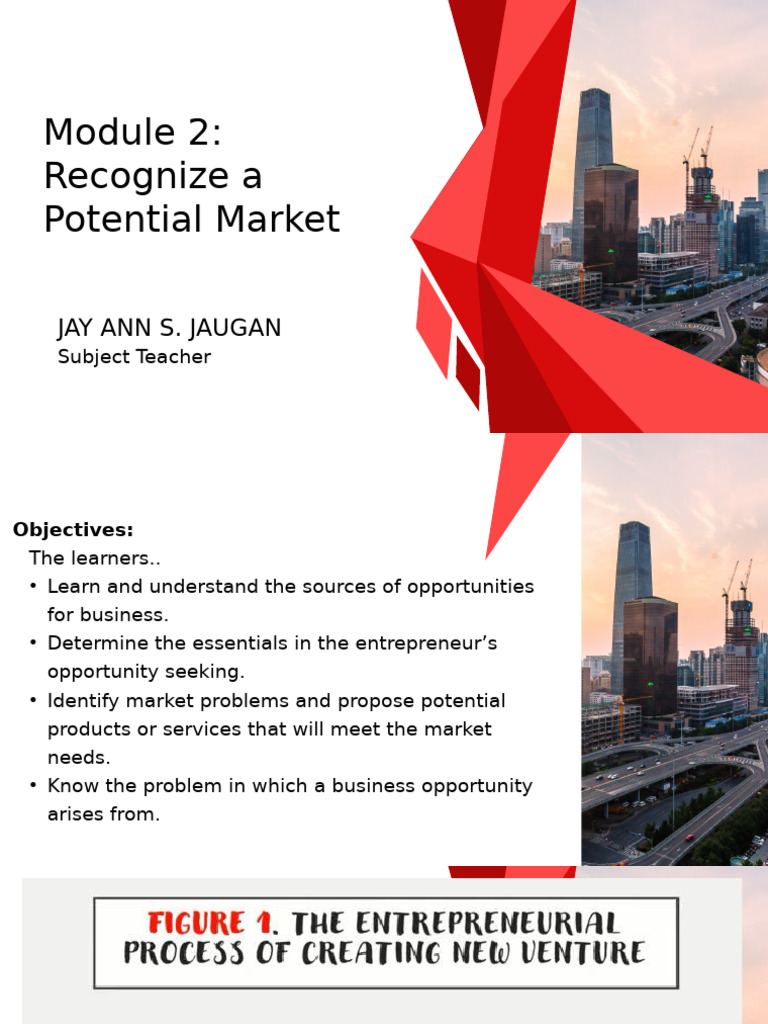 Entrep Potential Market | PDF