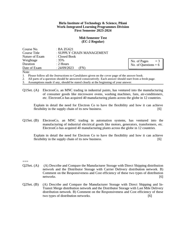 Ba Zg621 Ec 2r First Sem 2023 2024 Pdf 