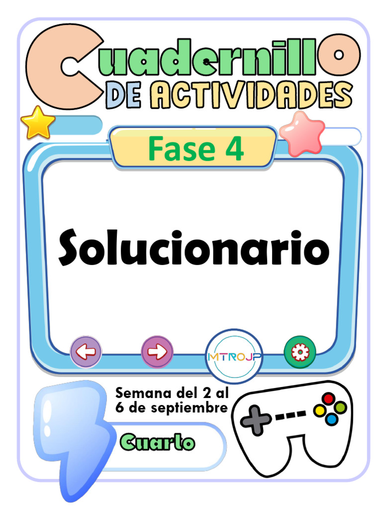 Solucionario Cuadernillo 4° | PDF