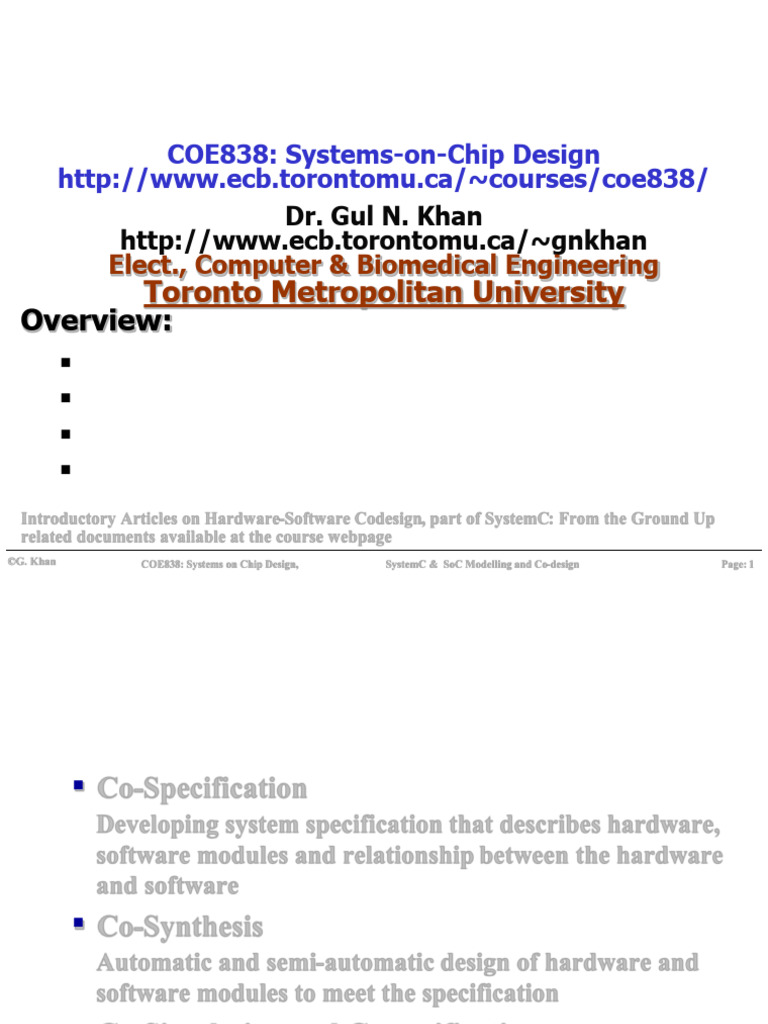 SoC SystemC | PDF