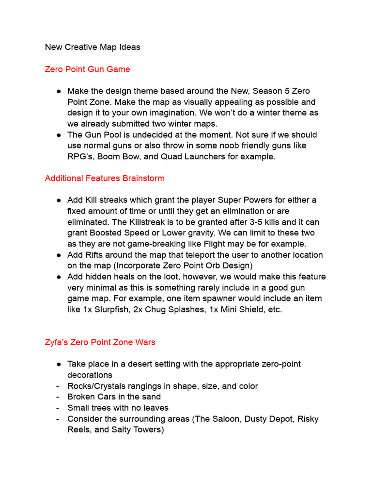 New Creative Map Ideas - | PDF