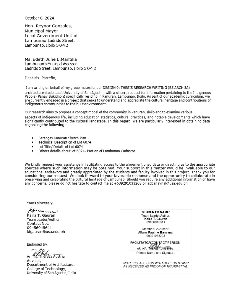 Accessors Letter | PDF