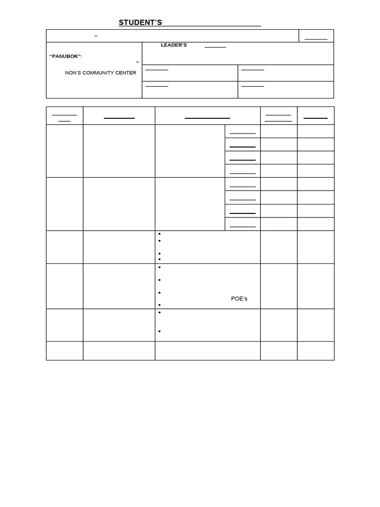 Accomplishment Form | PDF