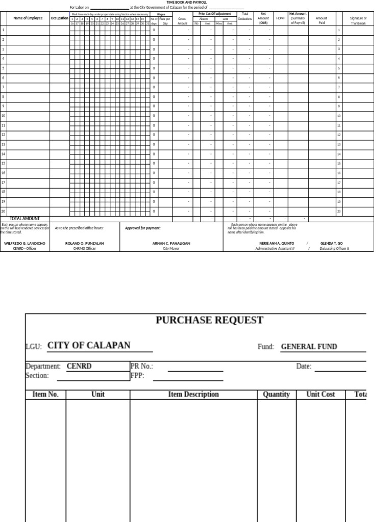 Sample Payroll | PDF