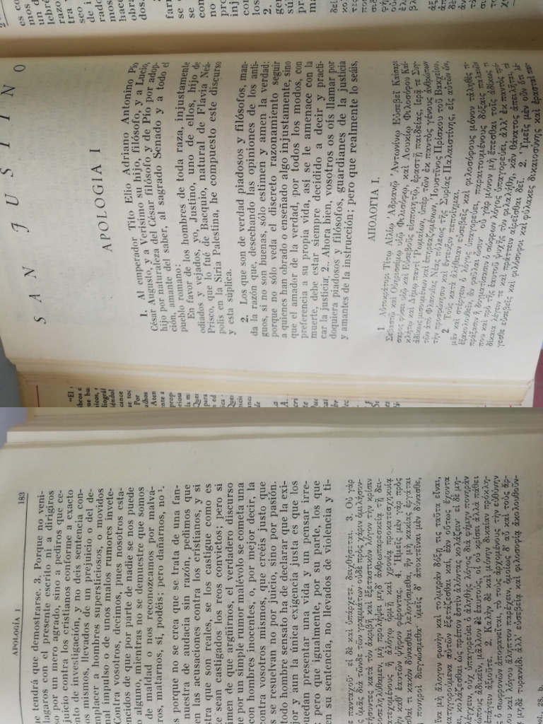 Apología 1 Padre San Justino | PDF