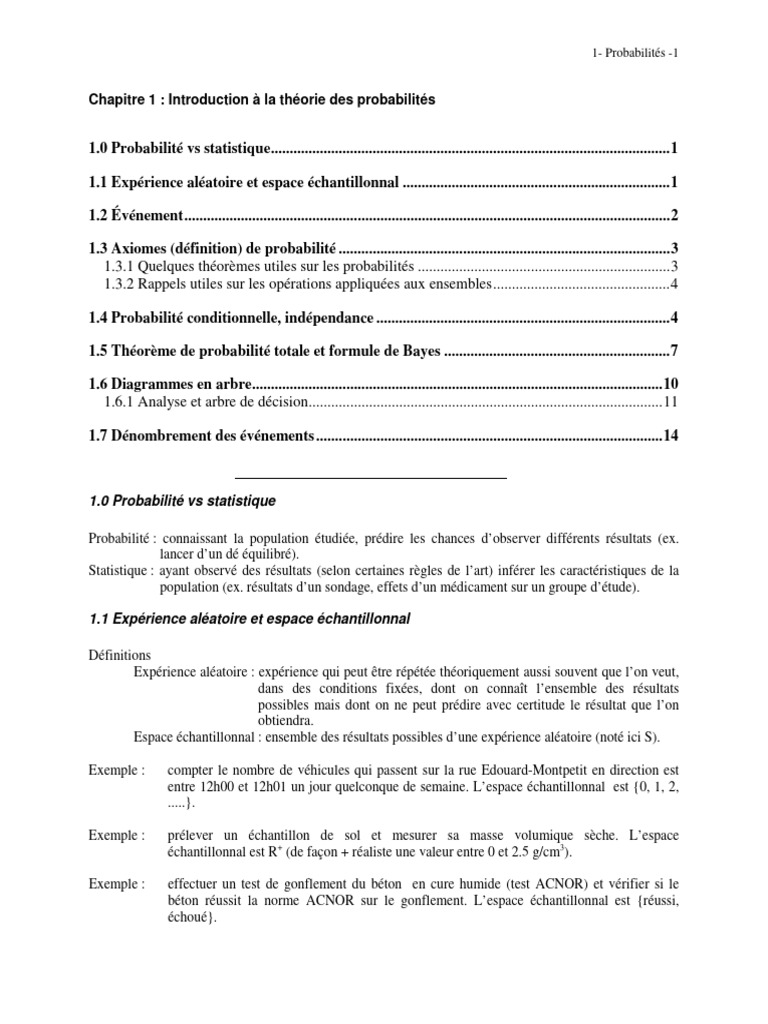 Chapitre 1 | PDF