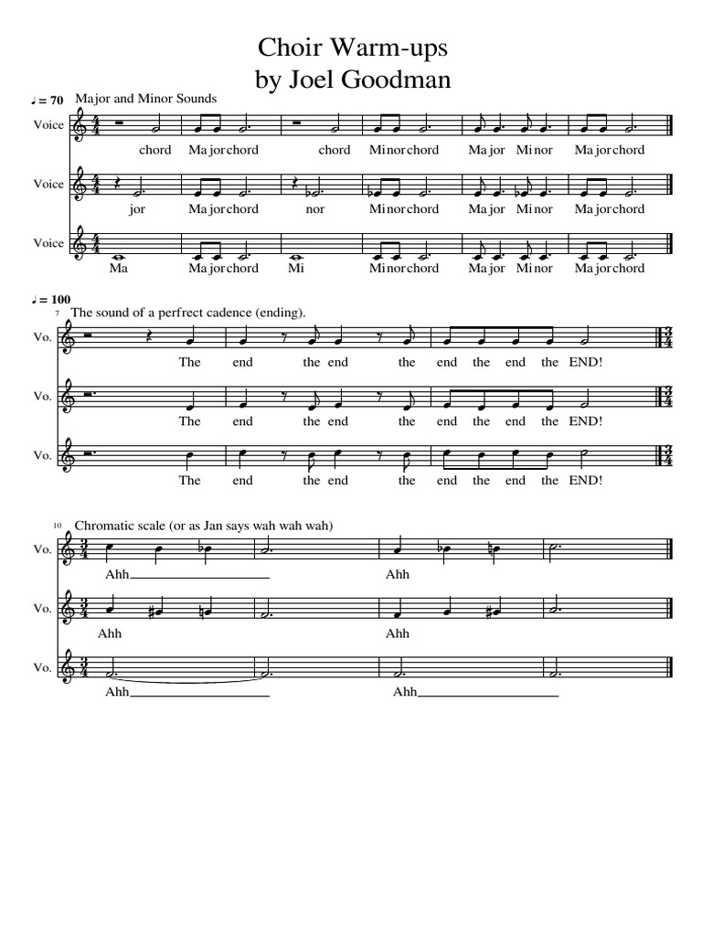 Choir_Warm_up | PDF
