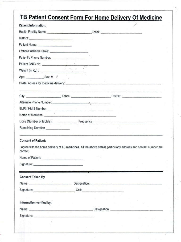 TB Patient RHC | PDF