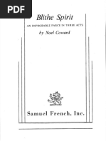 Blithe Spirit Script | PDF