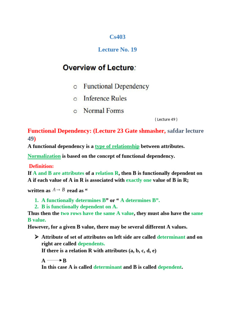 Cs403 Final Term | PDF