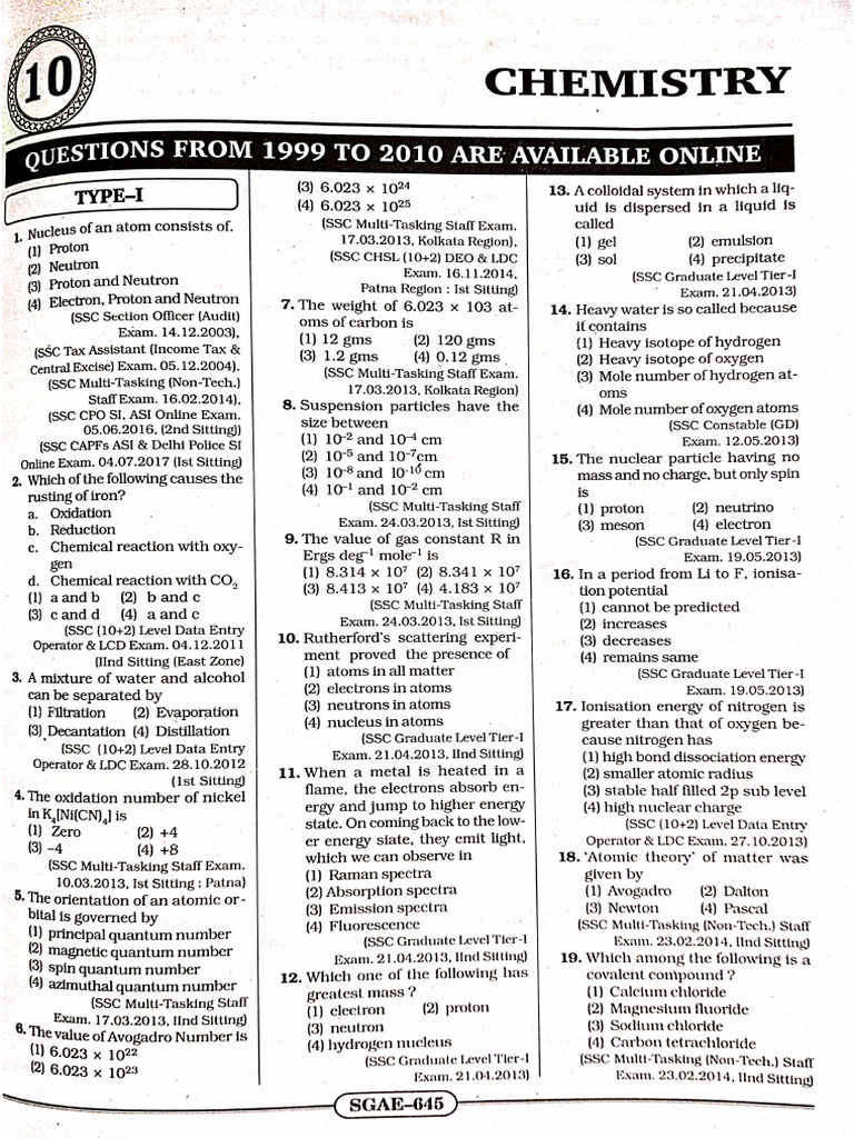 Chemistry | PDF