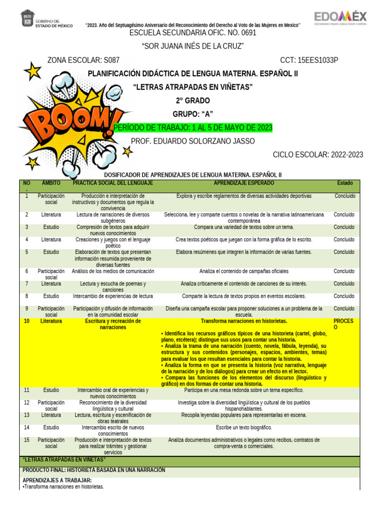 31s - 1 Al 5 de Mayo - 1historieta y 3 Formularios | PDF
