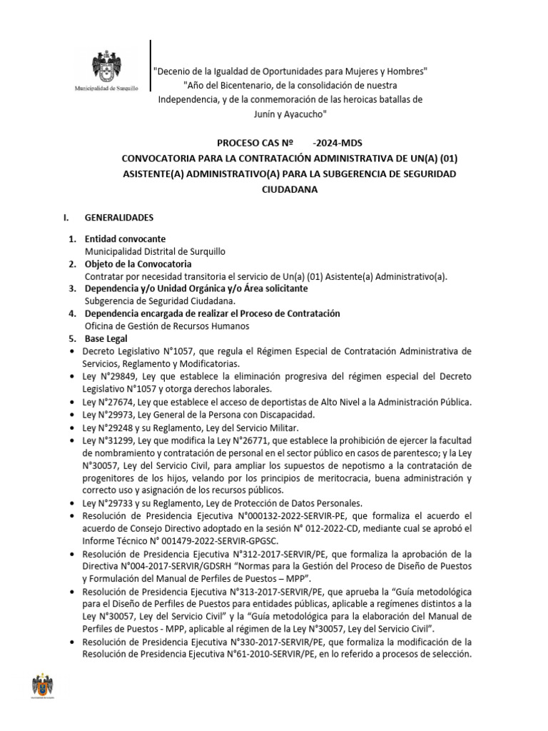 Requisitos 00078 2024 MDS | PDF | Educación más alta | Documento de identidad