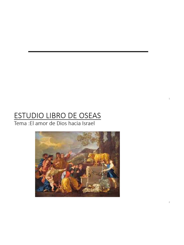 Los Profetas Menores Oseas Cap 6 Pdf
