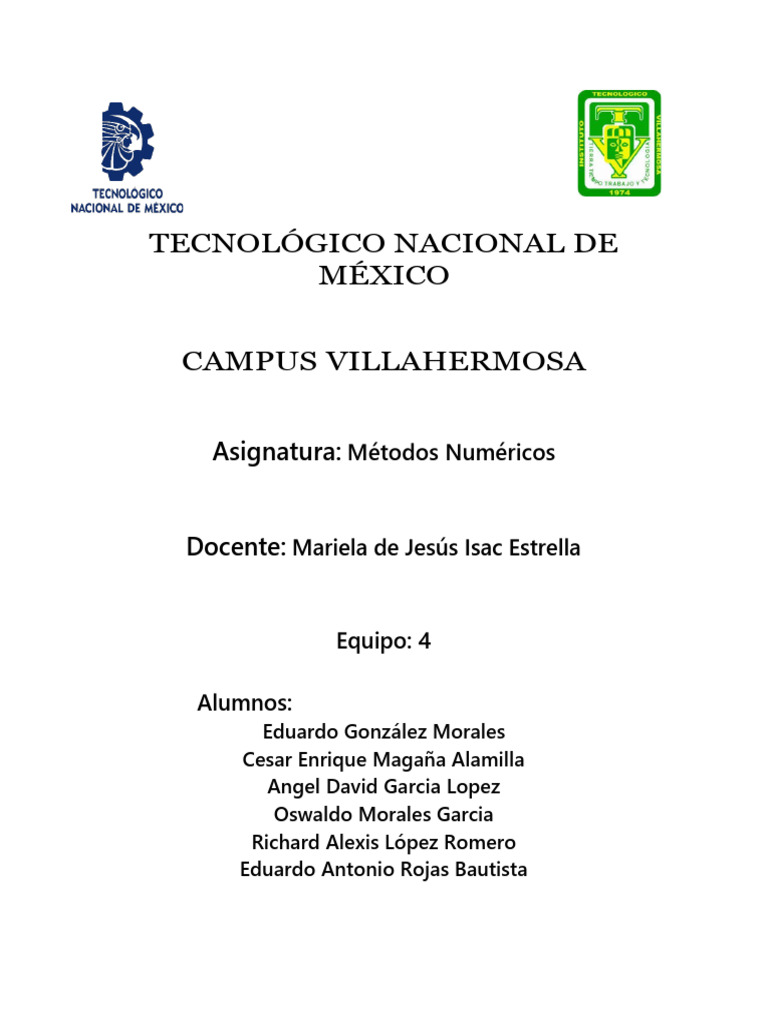 Actividad 2 - Unidad 3 - Equipo 4 - MATLAB | PDF