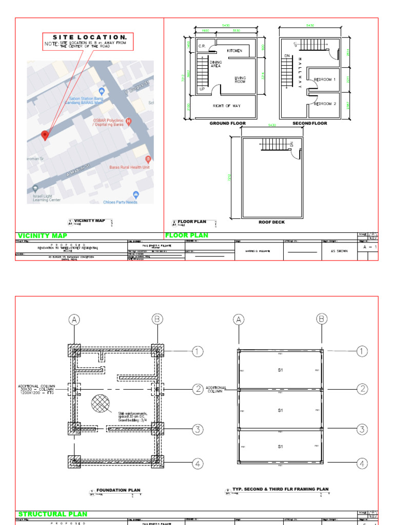 Perf Sample Residential Plan | PDF | Structural Engineering | Civil Engineering
