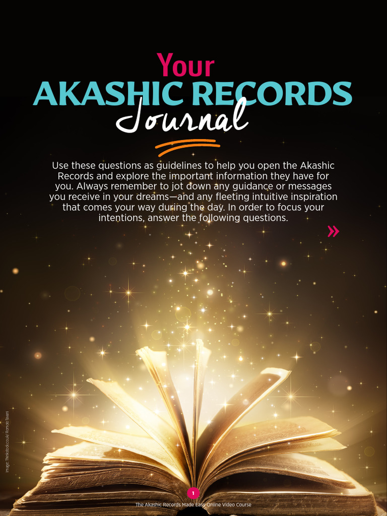Akashic Records: Journal | PDF | Psychology | Psychological Concepts