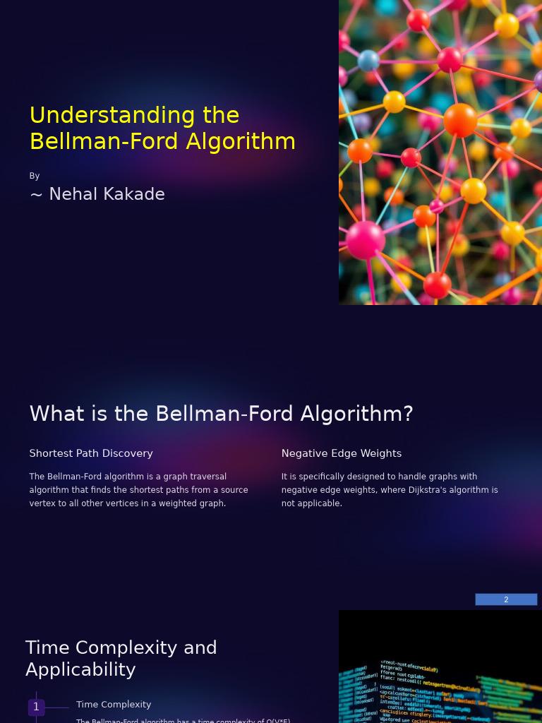 Understanding The Bellman Ford Algorithm | PDF
