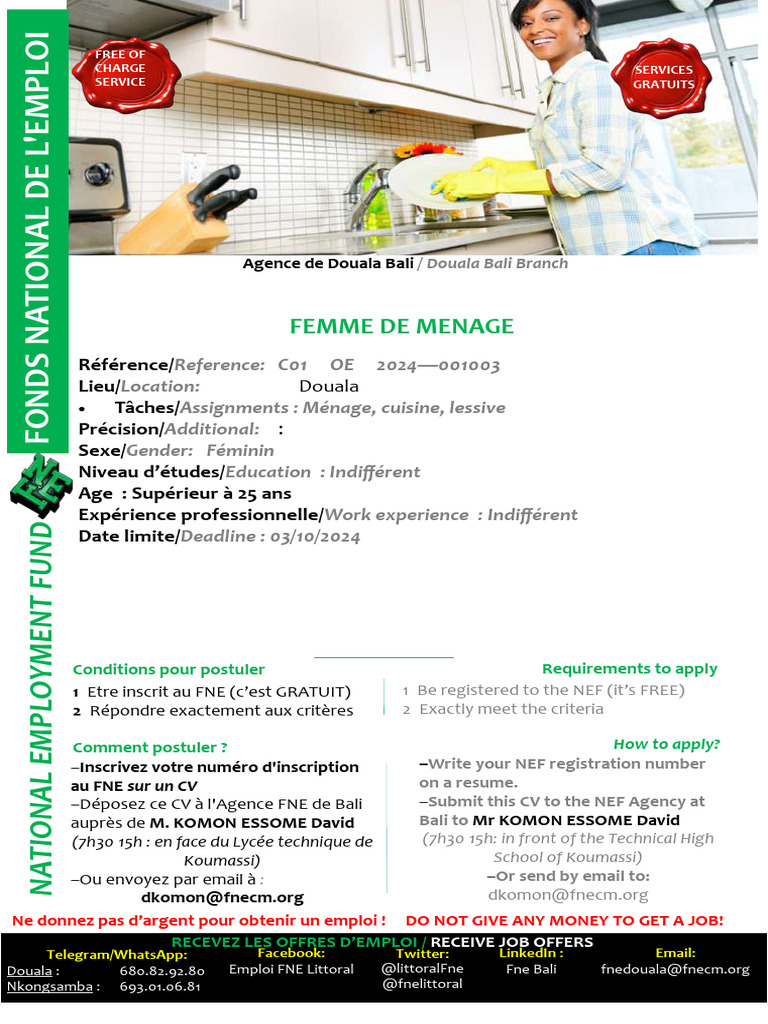 FEMME DE MENAGE-1 | PDF