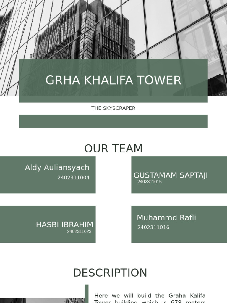 Grha Khalifa Tower | PDF