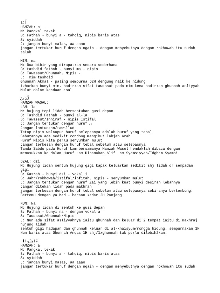 As Sajdah A19 | PDF | Semitic Words And Phrases | Orthography