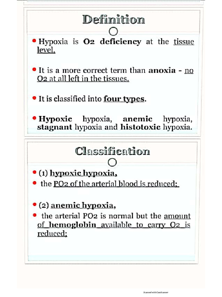 Hypoxia | PDF
