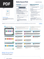 HP SecurePrint Setup Guide | PDF | Printer (Computing) | Computing