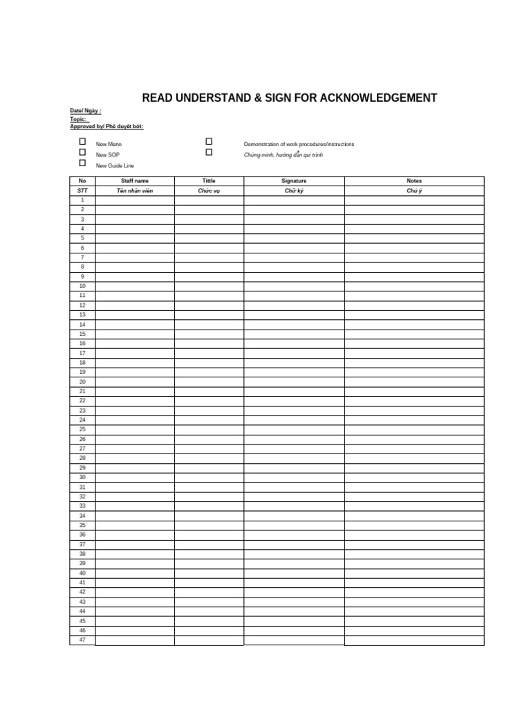 2023 Read and Sign | PDF