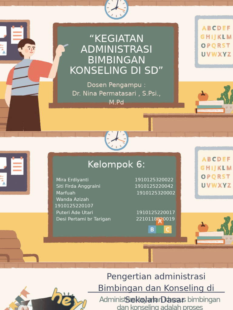 KELOMPOK 6 (Kegiatan Administrasi Di SD) | PDF