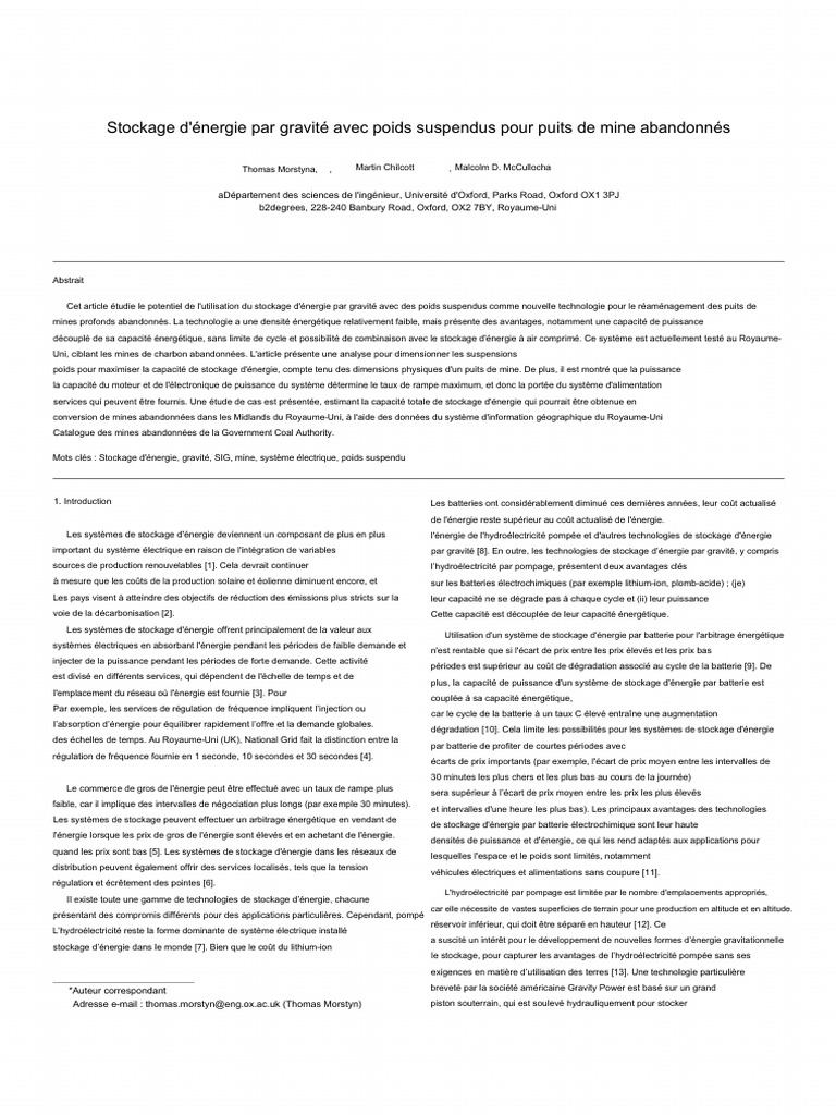 Stockage Gravitaire | PDF