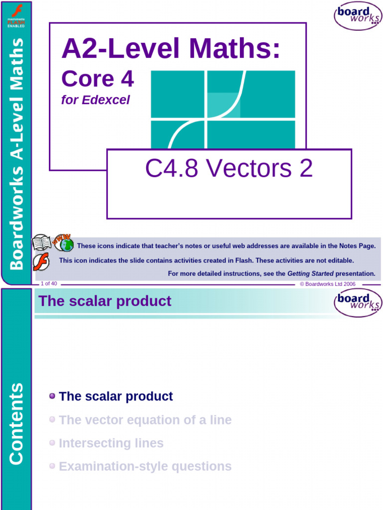 Chapter 8 Vectors | PDF