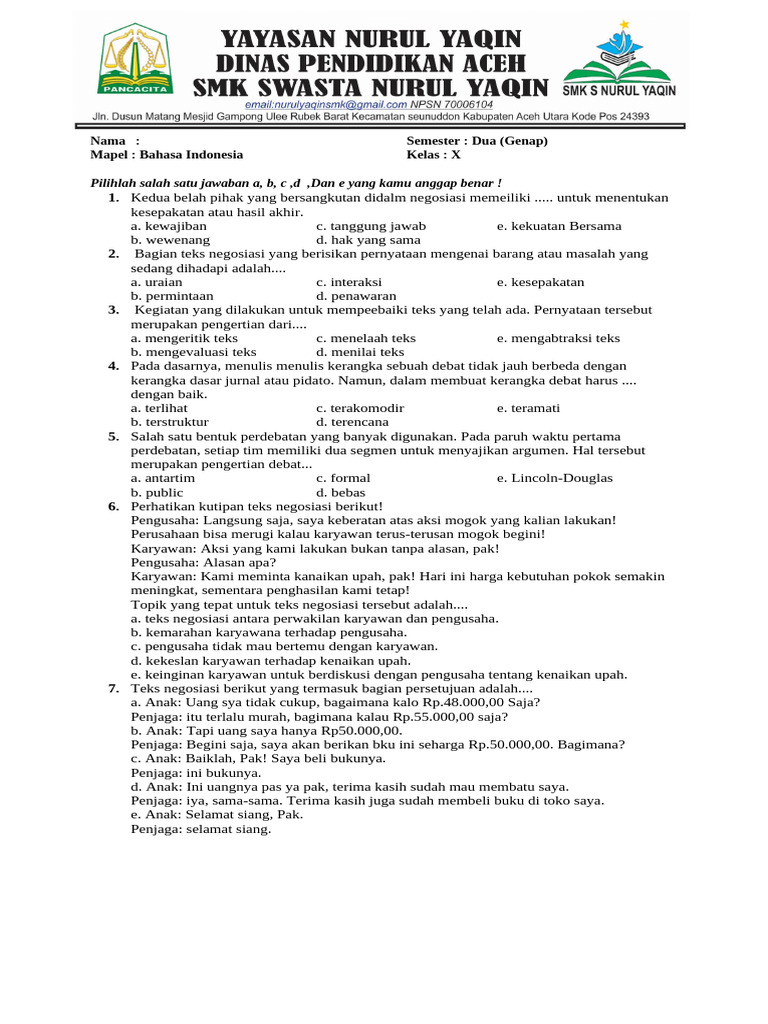 Bahasa Indonesia | PDF