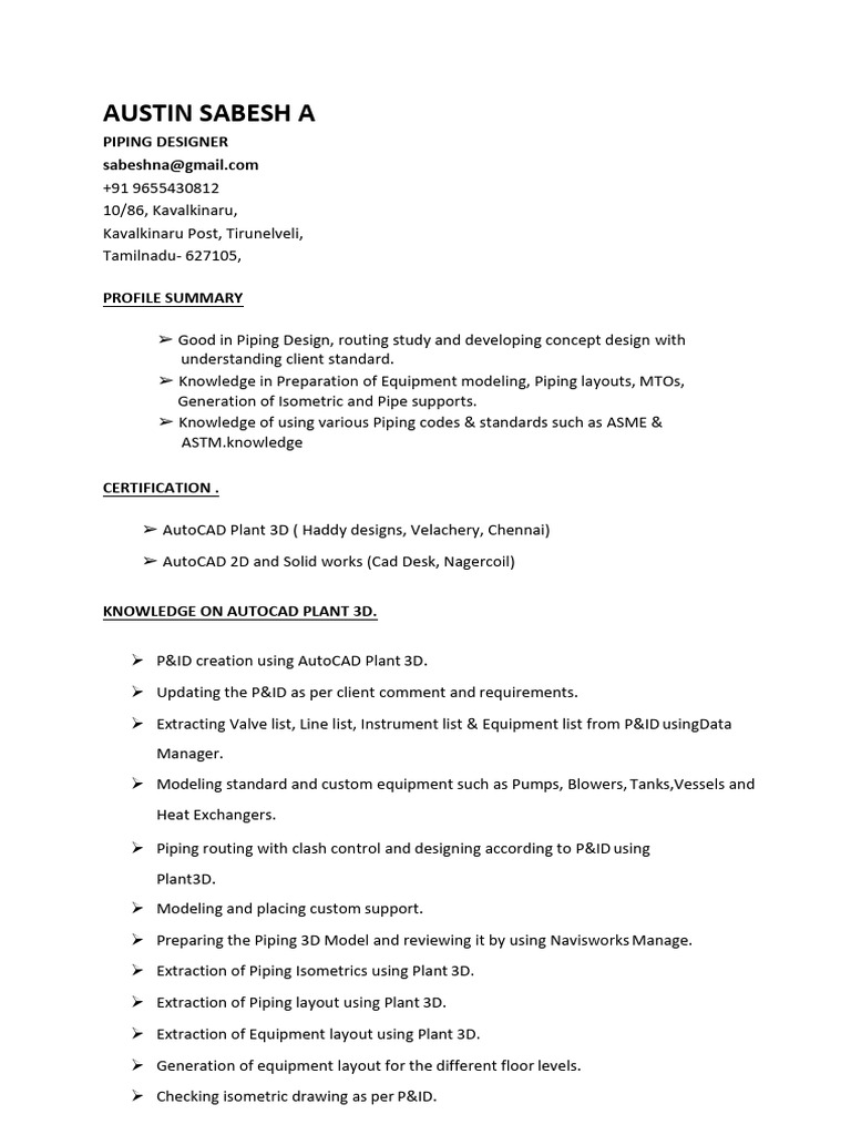 Austin Sabesh A | PDF